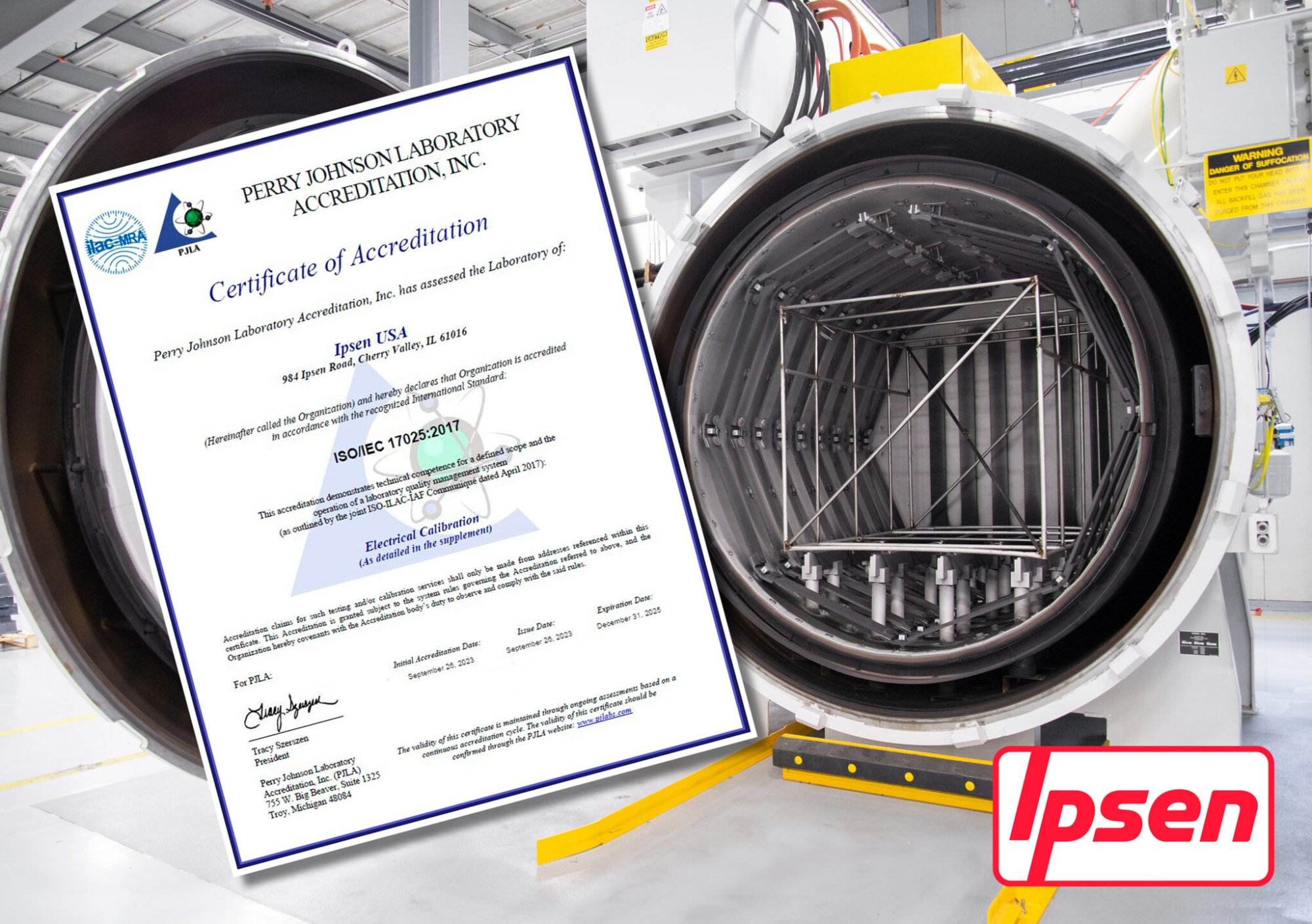 Ipsen Completes ISO/IEC 17025:2017 Accreditation for Pyrometry Services ...